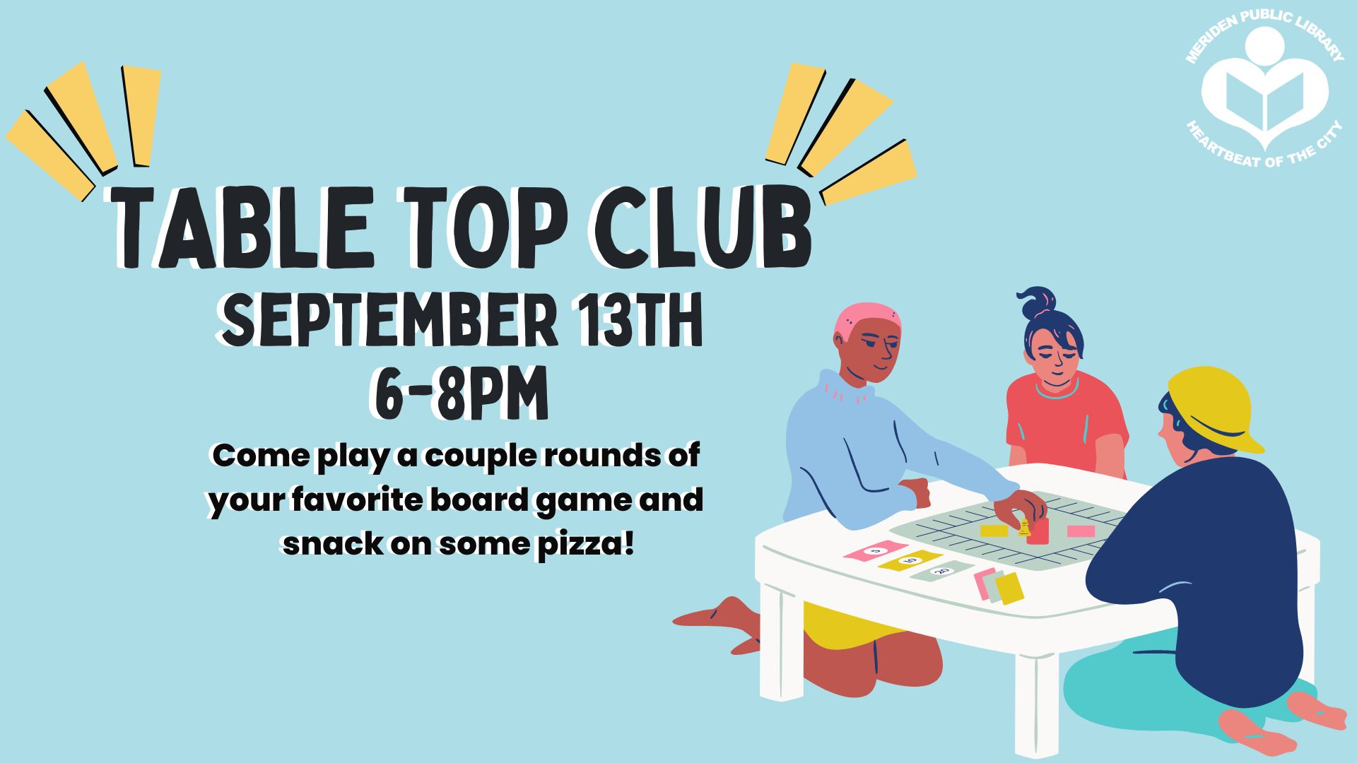 Tabletop Club | Meriden Public Library